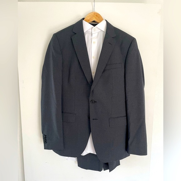Hugo Boss | Suits & Blazers | Hugo Boss Mens Suit Slim Grey Size 38r ...